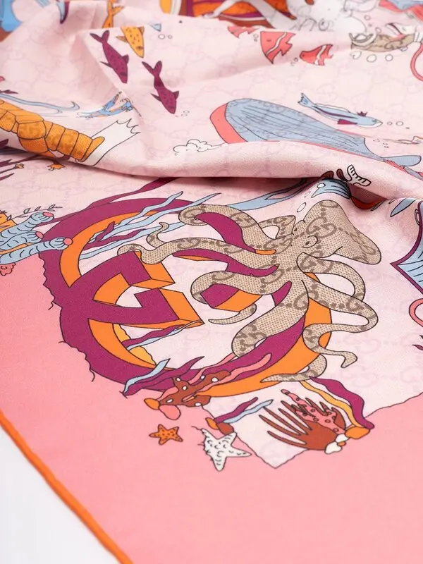 Gucci Submarine` Foulard