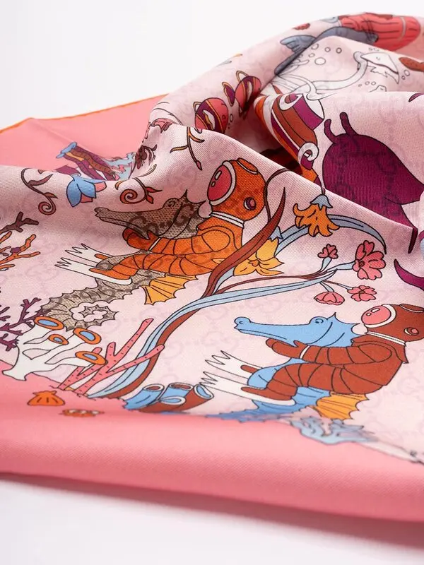 Gucci Submarine` Foulard