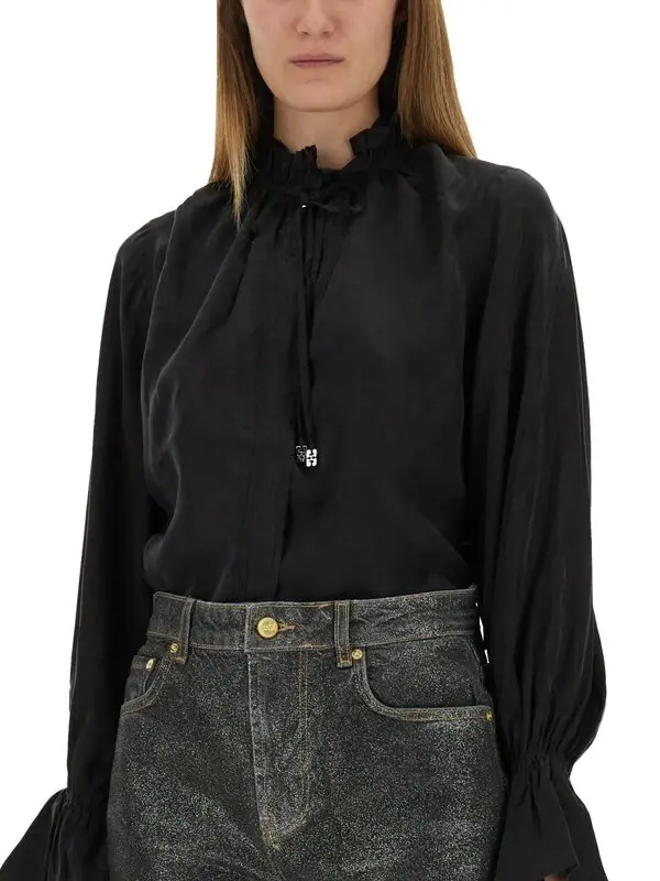 GANNI Fluid Cupro Shirt