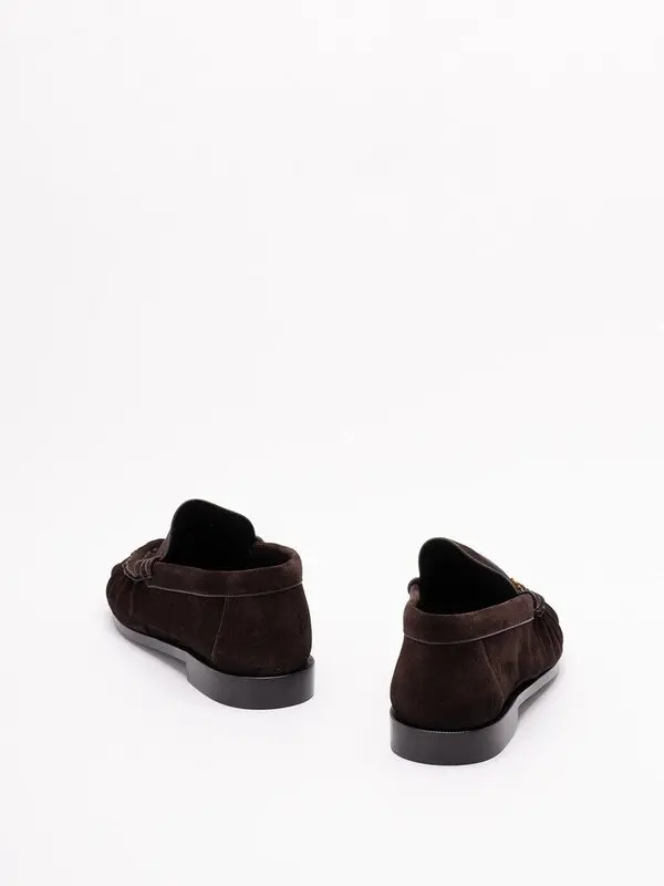 Saint Laurent Le Loafer Suede Loafers - Multicolor