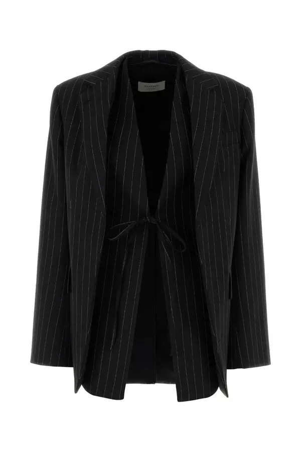 Sportmax Embroidered Wool Blend Divina Blazer