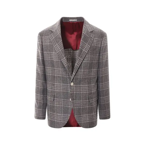Brunello Cucinelli Blazer Jacket - Gray