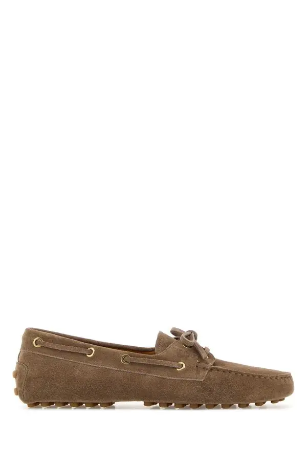 TOD'S Suede Loafers - Brown
