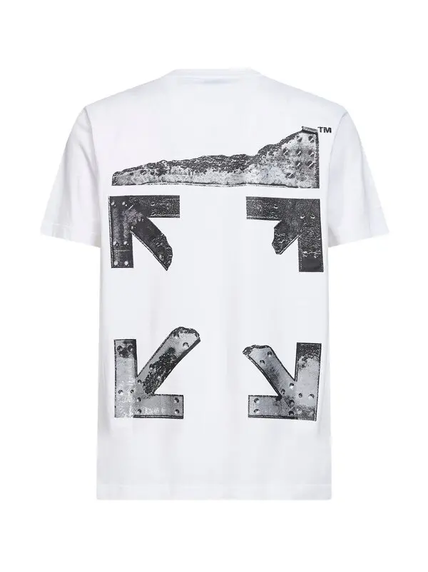 Off-White White Jersey Metal Arrow Slim T-shirt - Multicolor