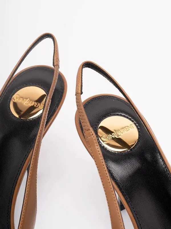 Saint Laurent Babylone" Slingback Pumps - Multicolor