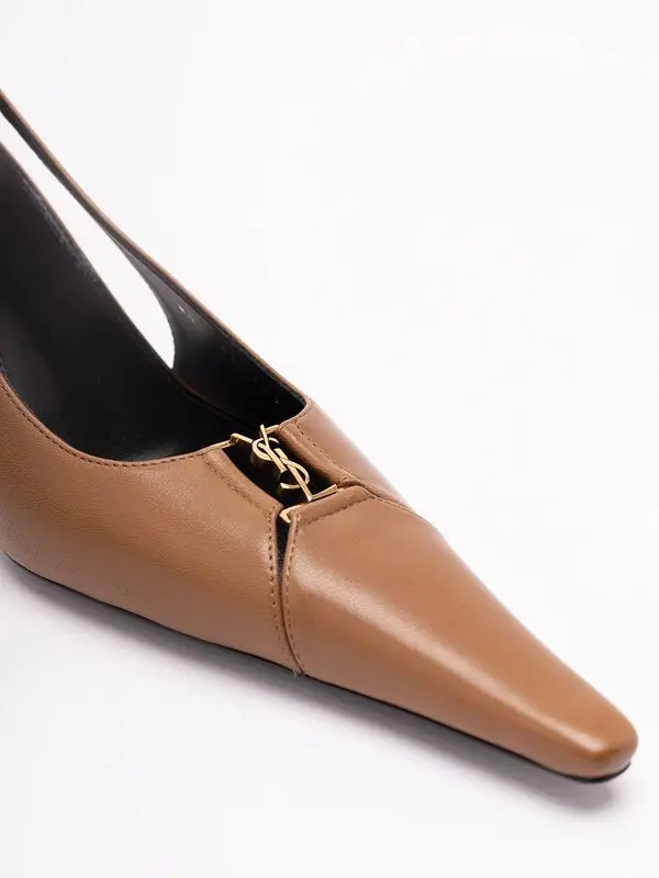 Saint Laurent Babylone" Slingback Pumps - Multicolor