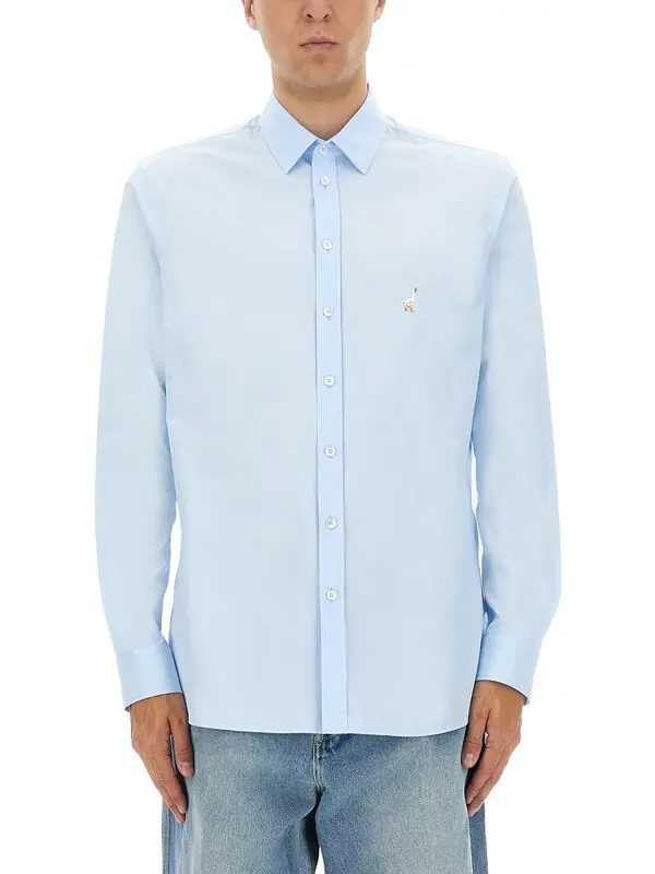 Moschino Cotton Poplin Shirt - Multicolor