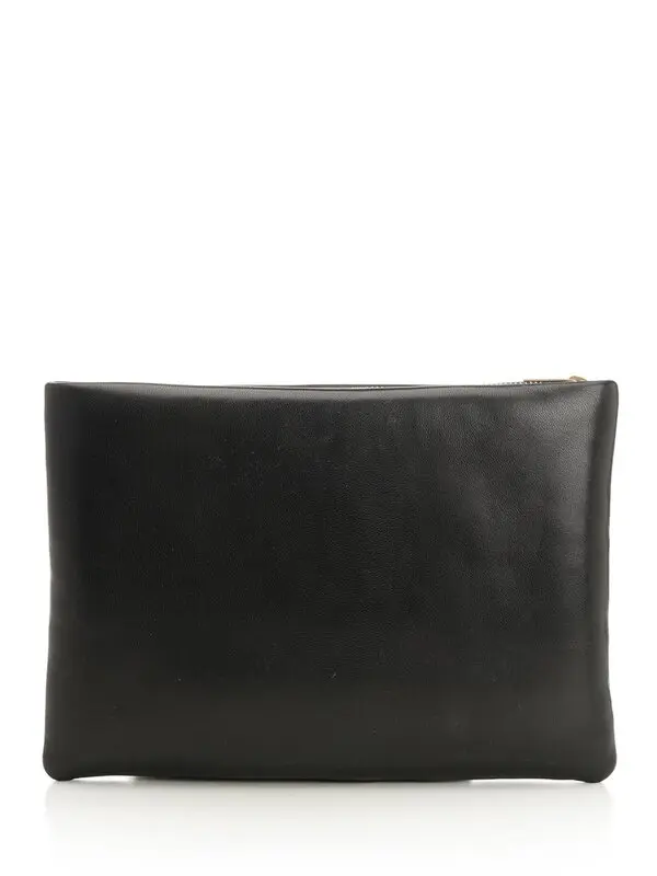 Saint Laurent Calypso Pillow Leather Clutch