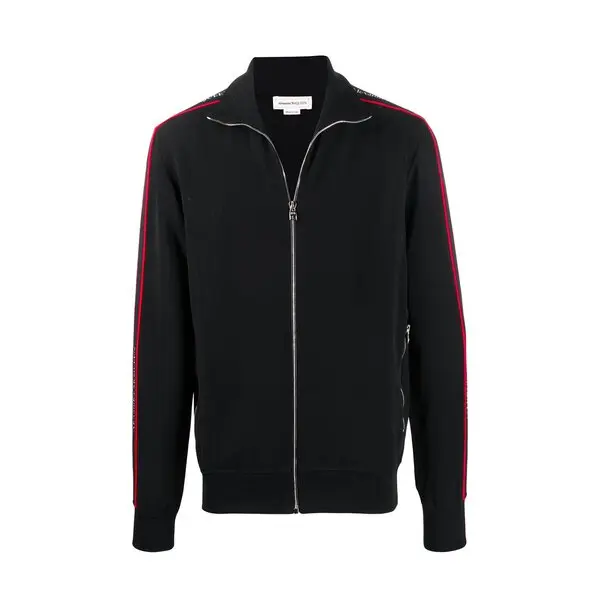 Alexander McQueen Logo Zipped Sweatshirt - Black