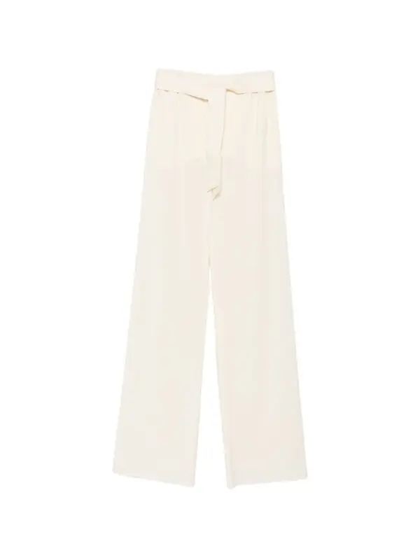 Max Mara Zeo Trousers Wide Leg, Elasticated Waist - Multicolor