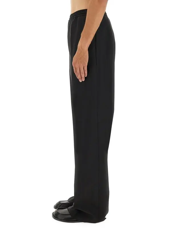 Moschino Wool Canvas Pants - Black