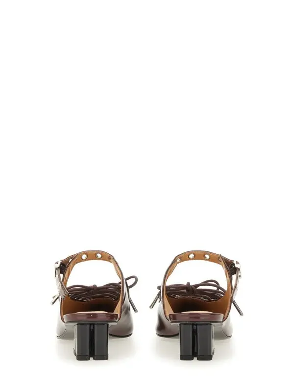 GANNI Mule Lace-up Shoes - Multicolor