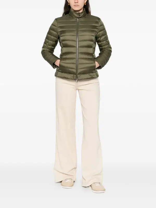 Moncler Genet Long Down Jacket - Multicolor