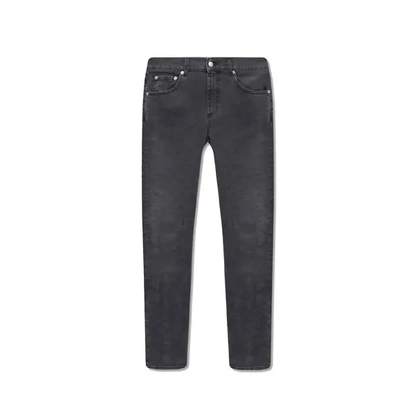Alexander McQueen Cotton Denim Jeans - Black