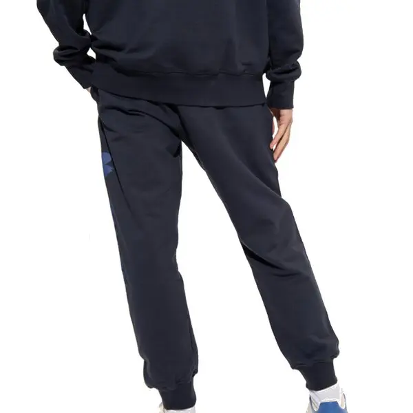 Alexander McQueen Cotton Logo Sweatpants - Blue