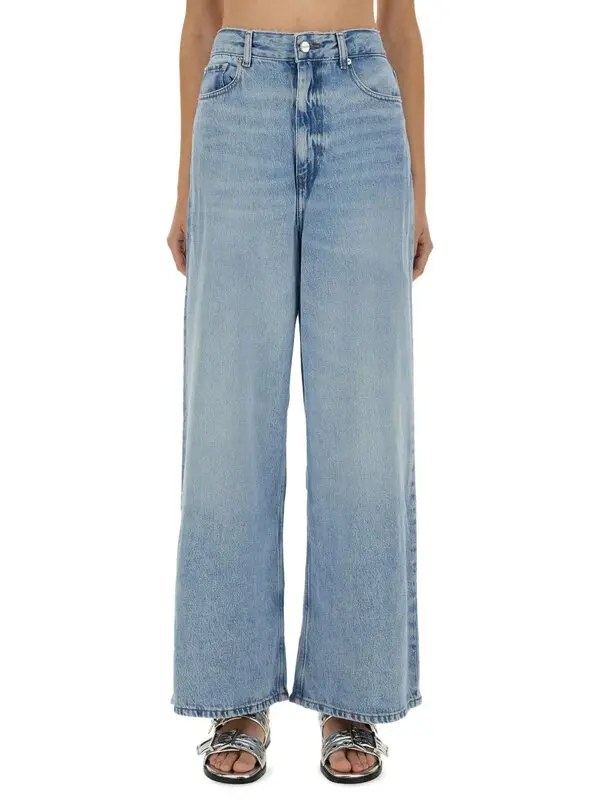 GANNI Baggy Fit Jeans - Blue