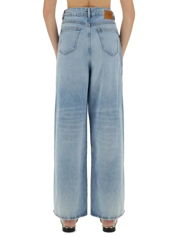 GANNI Baggy Fit Jeans - Blue