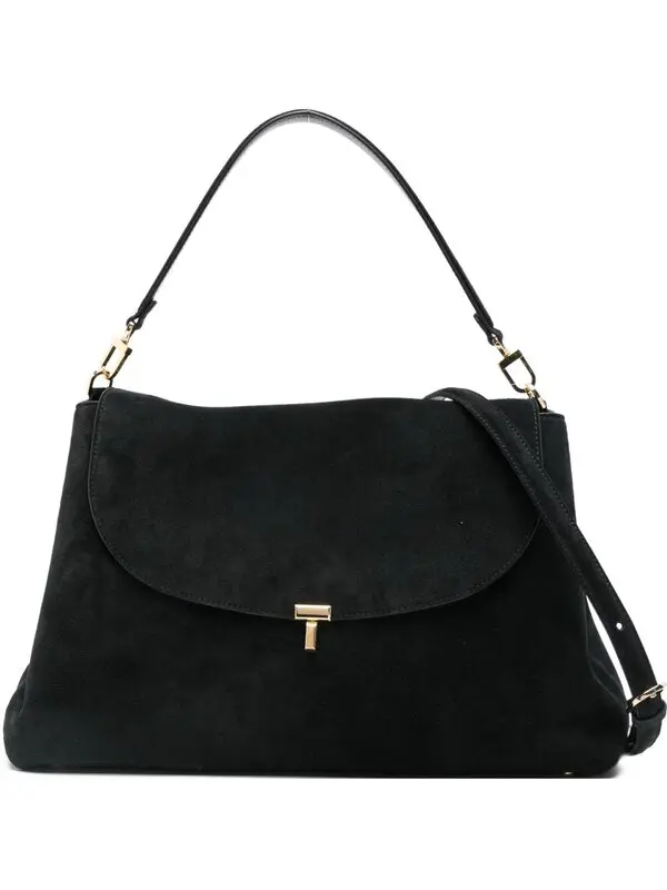 TOTEME T-lock Suede Leather Tote Bag - Multicolor