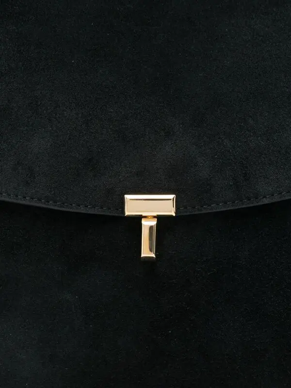 TOTEME T-lock Suede Leather Tote Bag - Multicolor