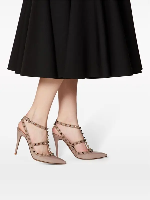 Valentino Garavani Rockstud Patent Leather Pumps - Multicolor