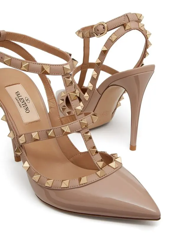 Valentino Garavani Rockstud Patent Leather Pumps - Multicolor