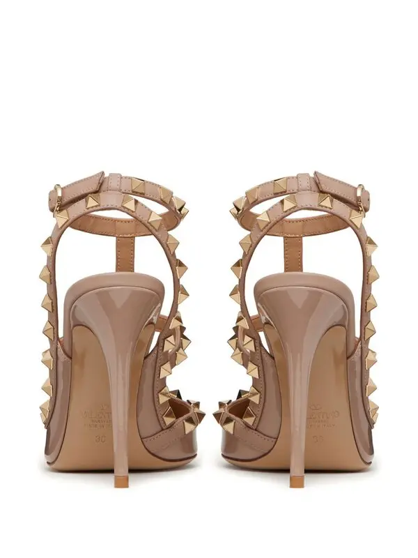 Valentino Garavani Rockstud Patent Leather Pumps - Multicolor
