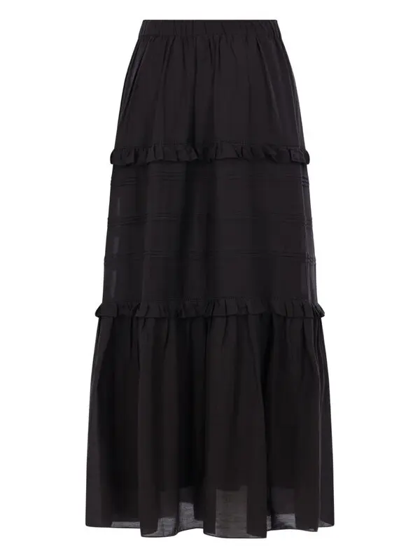 Isabel Marant Étoile Volodia Cotton Long Skirt