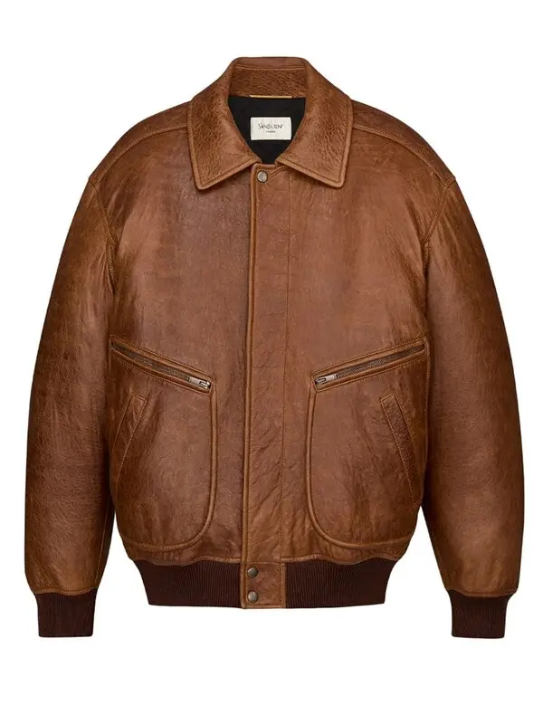 Saint Laurent Lambskin Blouson - Multicolor