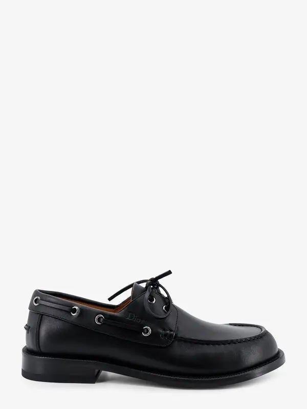Dior Archie Leather Loafers - Black