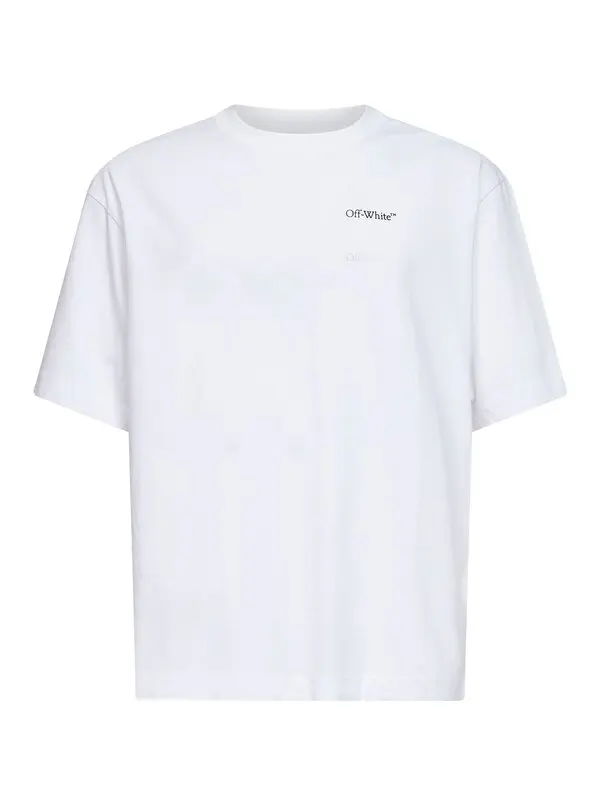 Off-White White Jersey Half Arrow Skate T-shirt - Multicolor