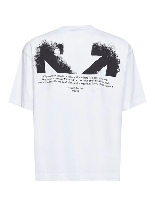 Off-White White Jersey Half Arrow Skate T-shirt - Multicolor
