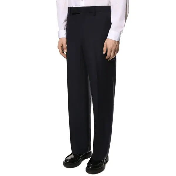 Prada Wool & Mohair Blend Classic Trousers