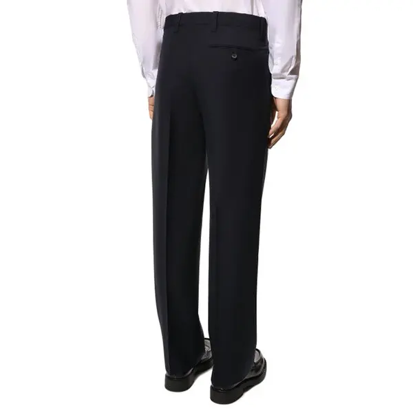 Prada Wool & Mohair Blend Classic Trousers
