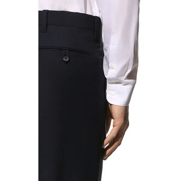 Prada Wool & Mohair Blend Classic Trousers