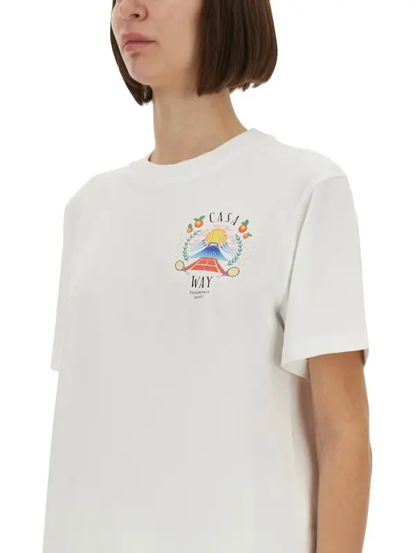 Casablanca Casawaymountain Graphic Print T-shirt - Multicolor
