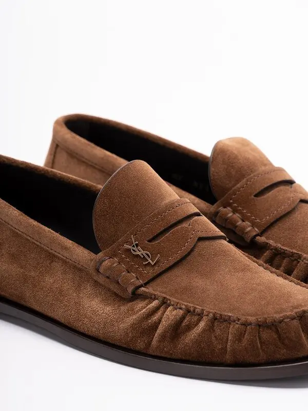 Saint Laurent Suede Loafers - Multicolor