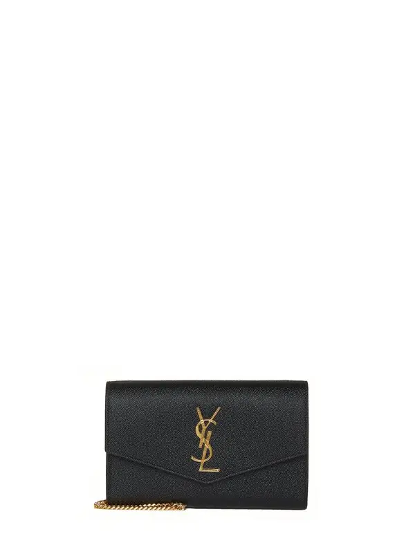 Saint Laurent Uptown Leather Chain Wallet Bag - Multicolor