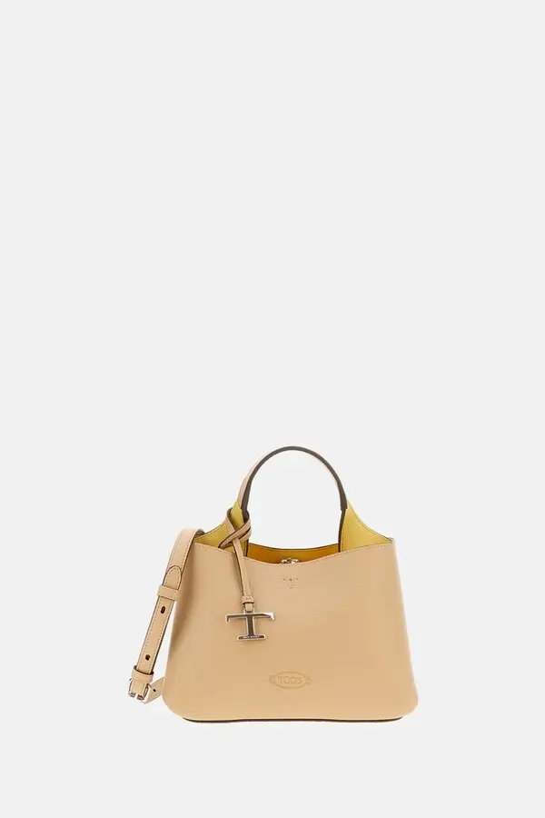 TOD'S Mini Leather Shopping Bag