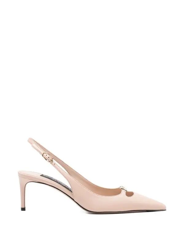 Dolce & Gabbana Leather Slingback Pumps