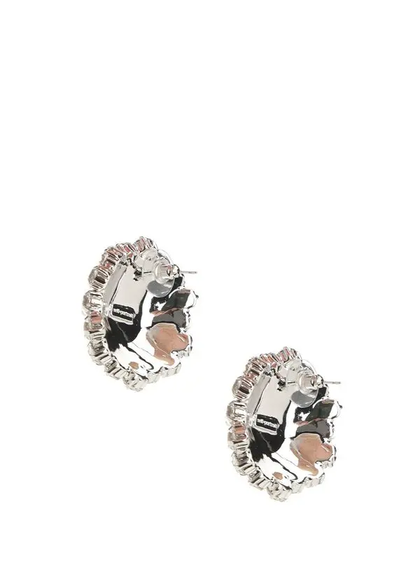 SELF-PORTRAIT Crystal Embellished Flower Earrings