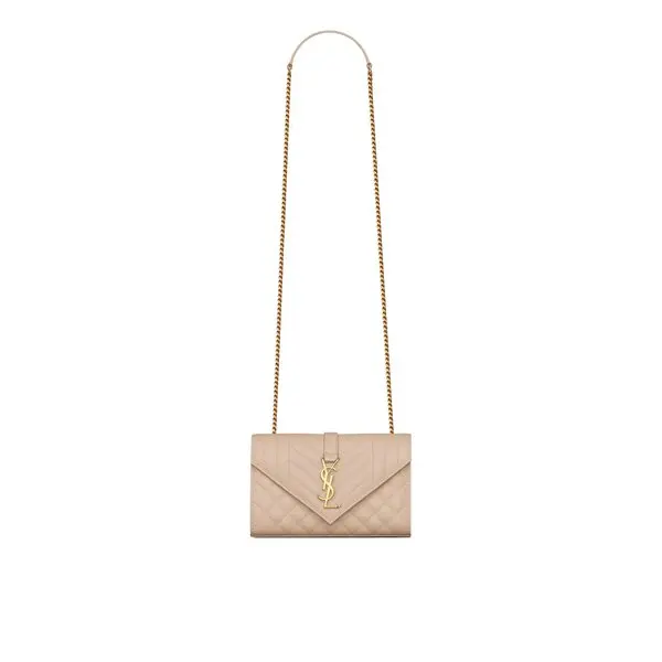 Saint Laurent Envelope Small Bag - Cream
