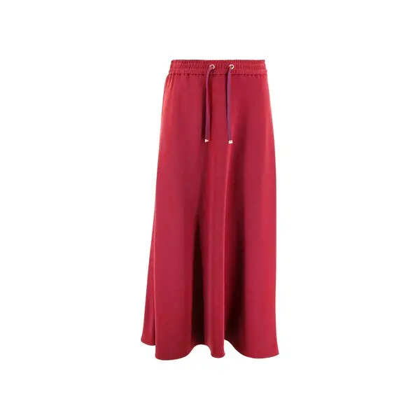 Herno Elastic Waist Midi Skirt - Red