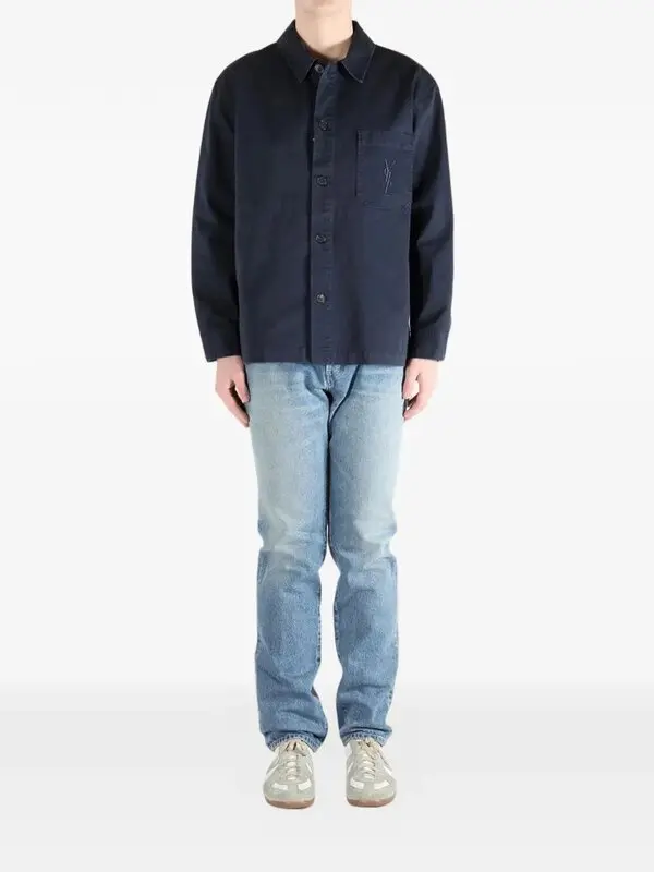 Saint Laurent Downtown` Overshirt - Multicolor