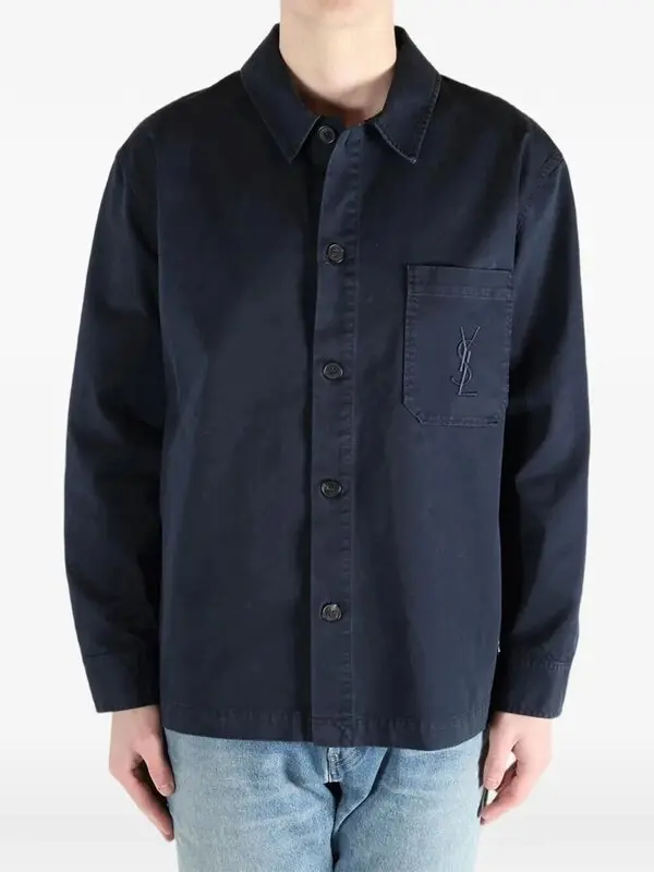 Saint Laurent Downtown` Overshirt - Multicolor
