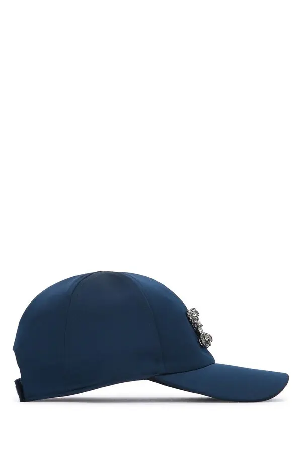 ROGER VIVIER Embellished Brooch Baseball Cap