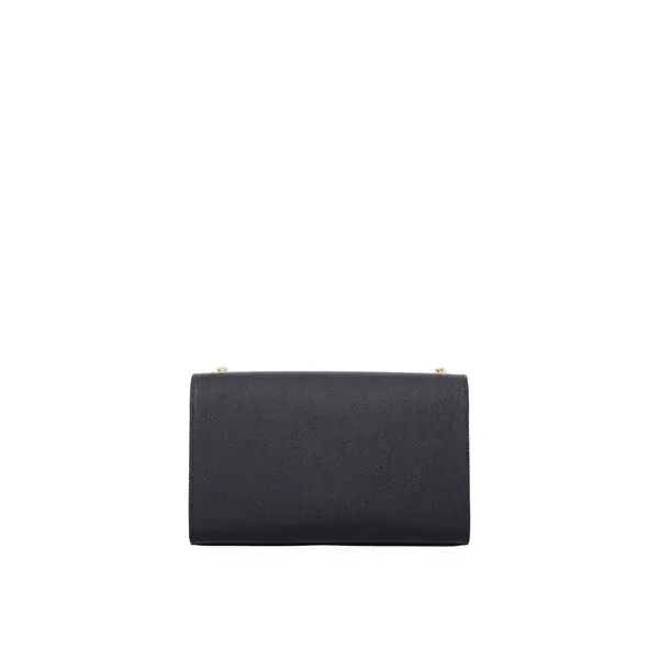 Saint Laurent Kate Small Tassel Grain Leather Shoulder Bag - Black