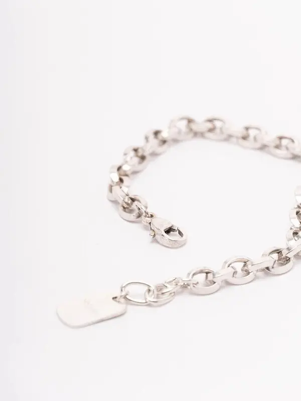 Saint Laurent Link Bracelet With Pendant