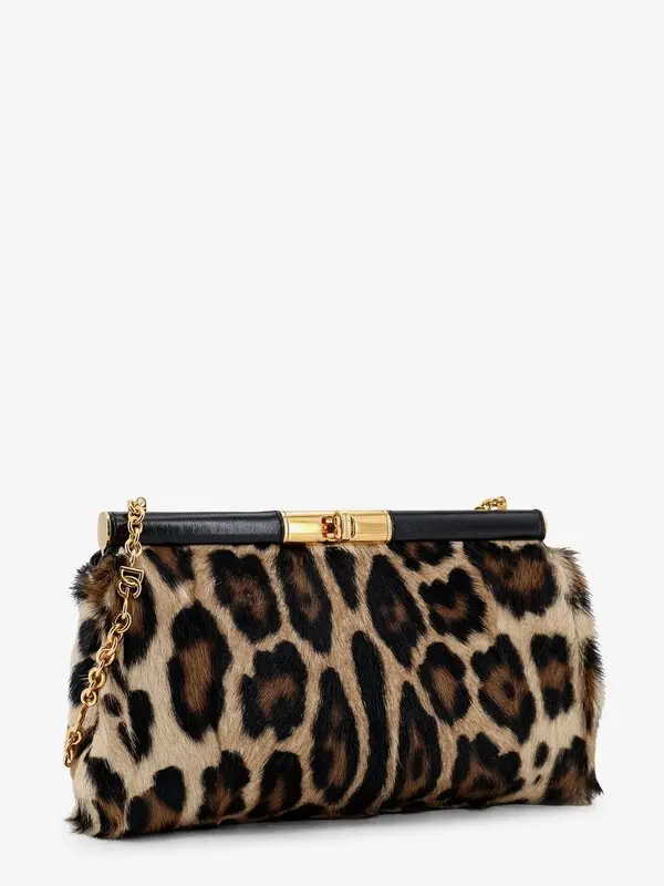Dolce & Gabbana Marlene Shoulder Bag In Pony Skin - Multicolor