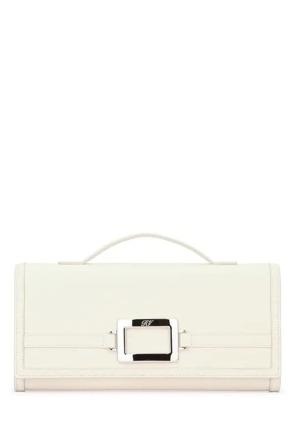 ROGER VIVIER Belle Vivier Metal Buckle Clutch - Multicolor