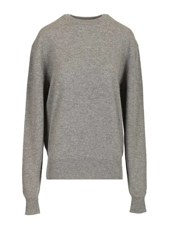 TOTEME Classic Cashmere Crew Neck Sweater - Gray